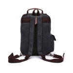 Canvas small size back pack Black – Splurg'd Studio