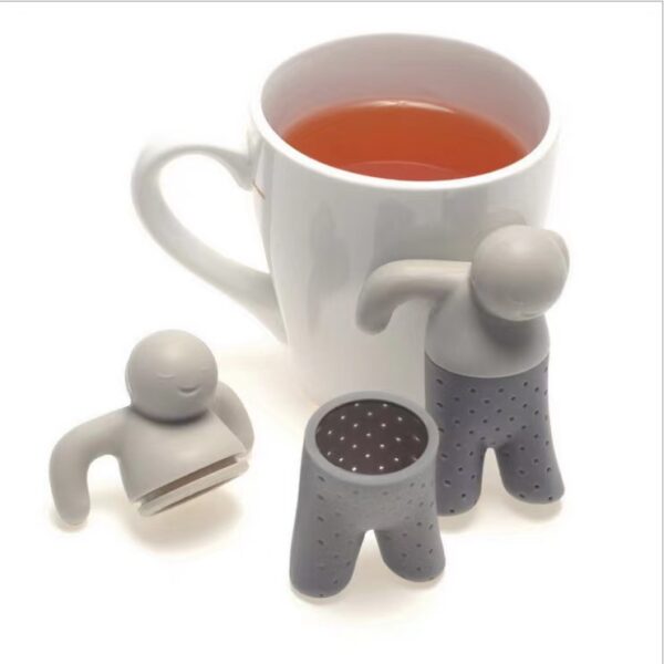 Mister shaped silicone tea steeper in funny shape – gag gift – Splurg'd ...