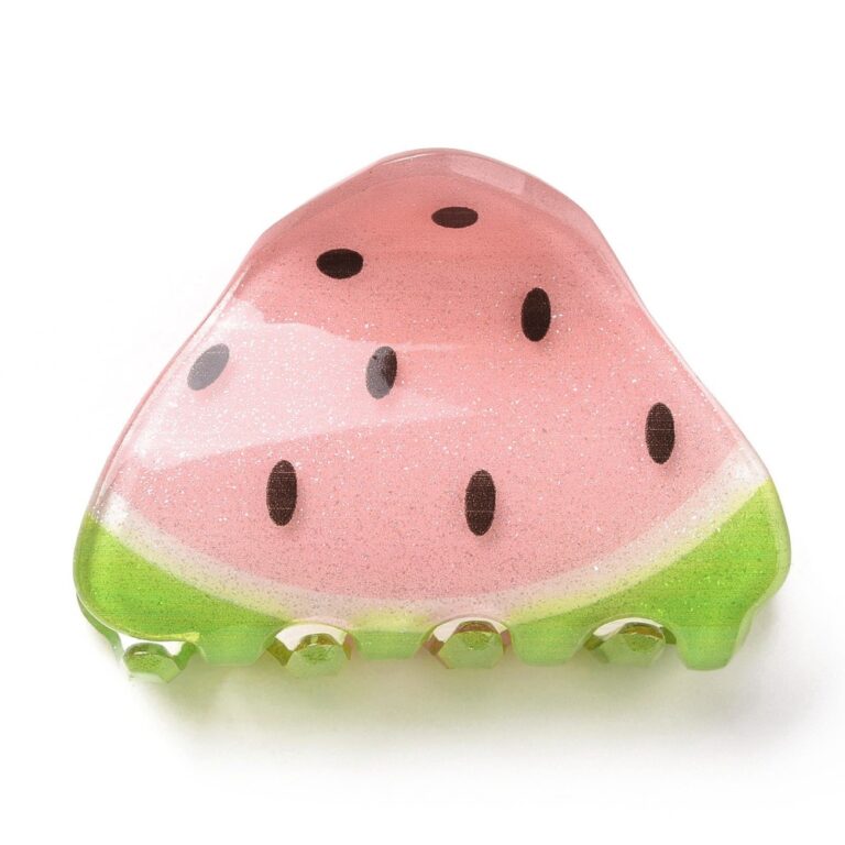 Watermelon Shaped Acrylic Claw Hair Clip – Splurg'd Studio