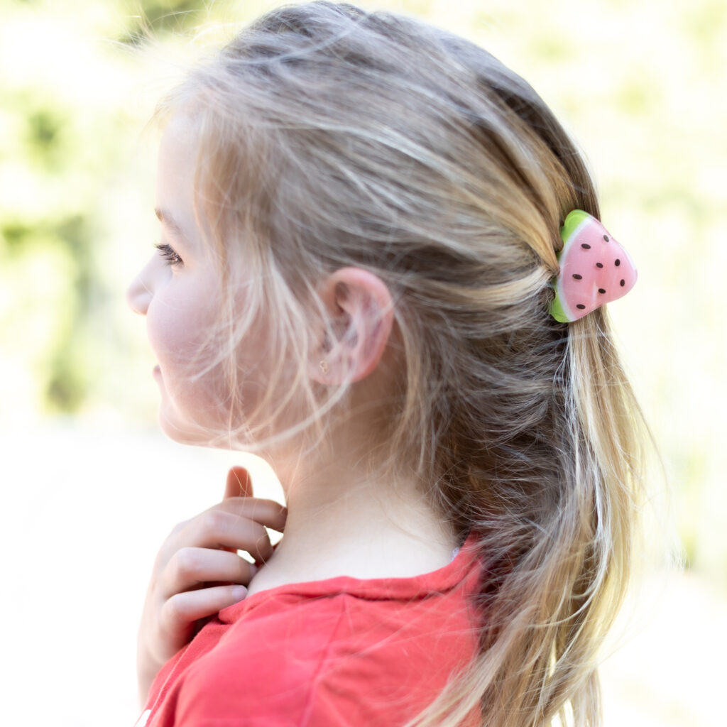 Watermelon Shaped Acrylic Claw Hair Clip – Splurg'd Studio